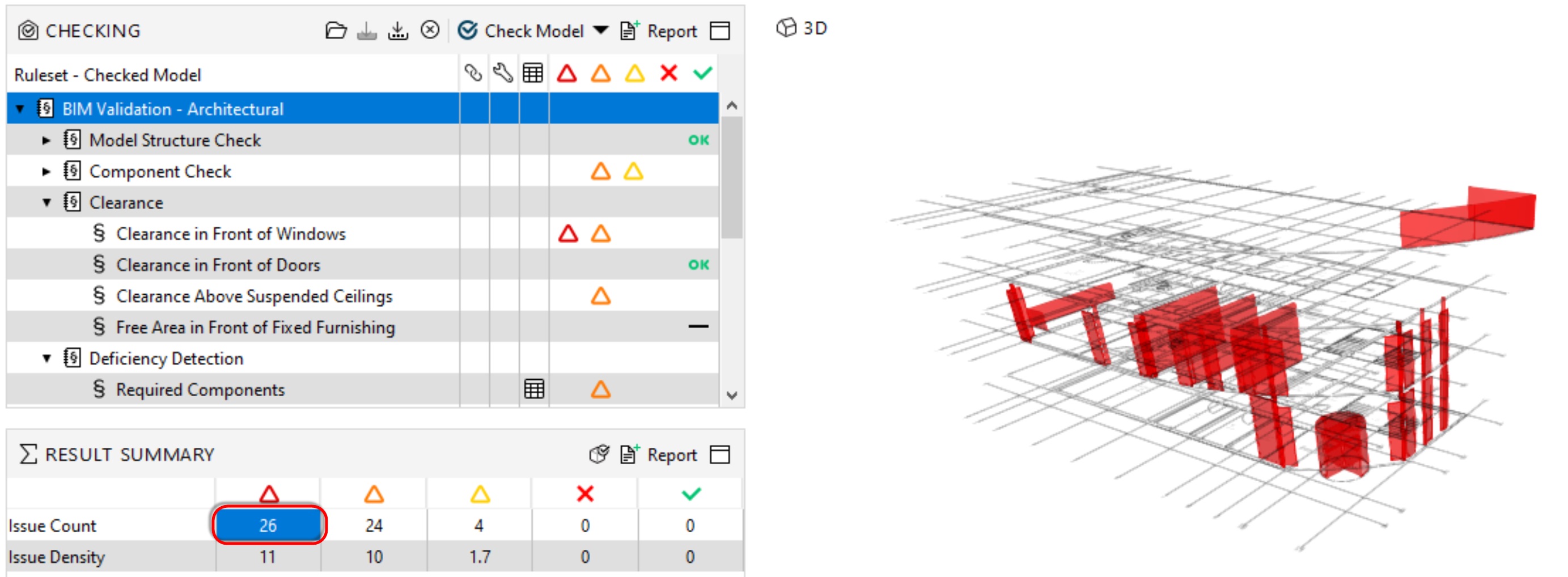 Viewing Checking Results – Solibri Desktop Help Center