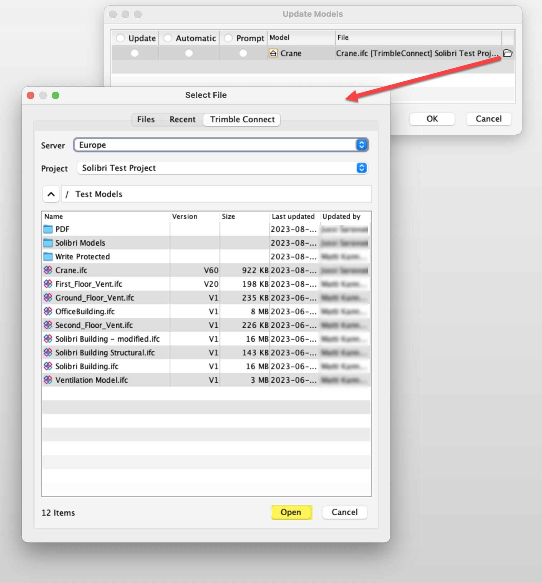 Using the Trimble Connect Integration – Solibri Desktop Help Center