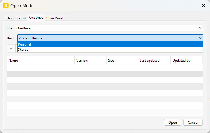 Using the SharePoint/OneDrive Integration – Solibri Desktop Help Center