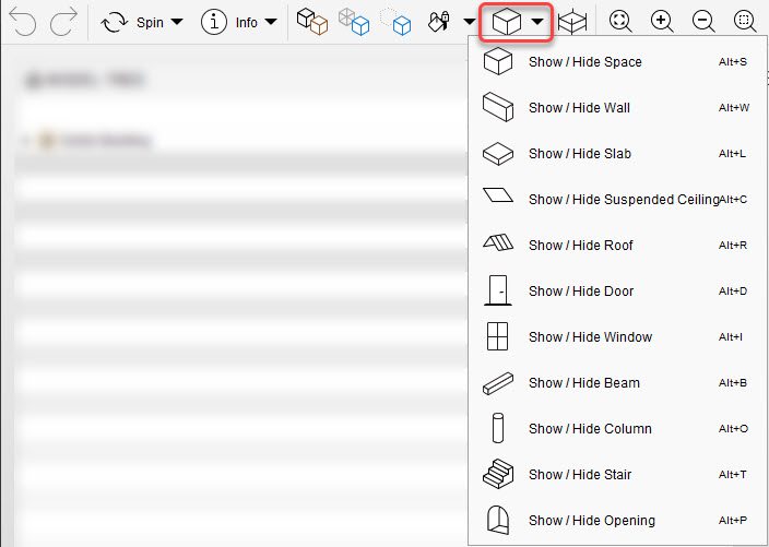 The Hide and Show/Hide Tools – Solibri Desktop Help Center