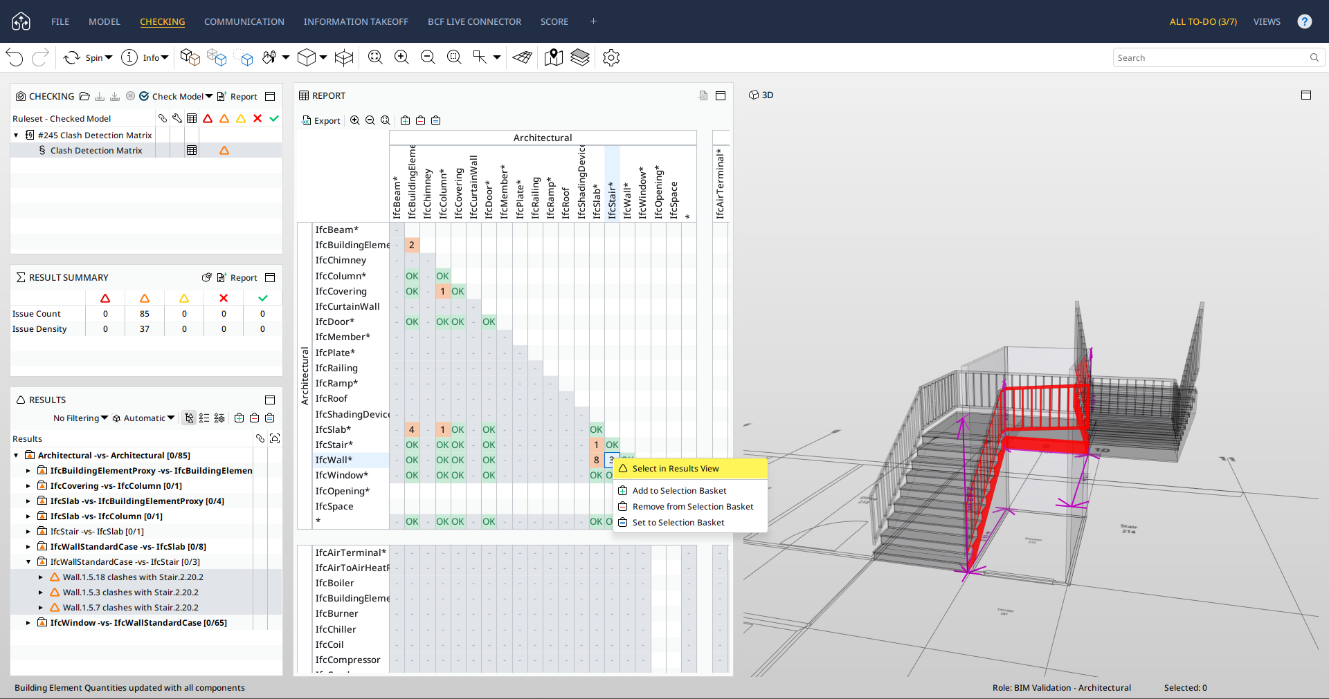 245 Clash Detection Matrix – Solibri Desktop Help Center